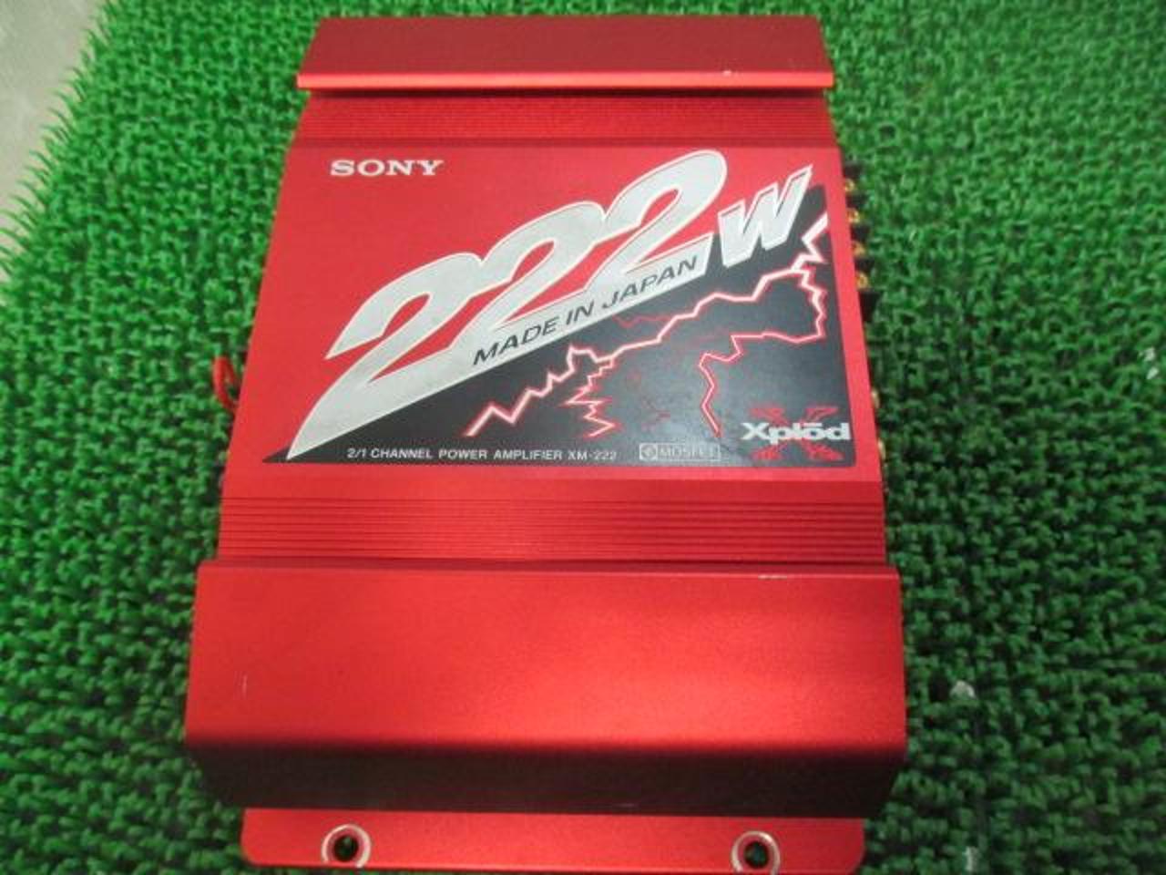 SONY XM-222 | カー用品 アンプの通販 | アップガレージ 中古カー＆バイク用品の買取・販売専門店