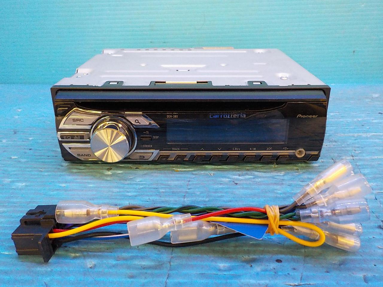 carrozzeria DEH-380 ★取付工賃\5.400-より承ります★安くてシンプルで使い易い♪理想のオーディオです★ | 中古品 ...