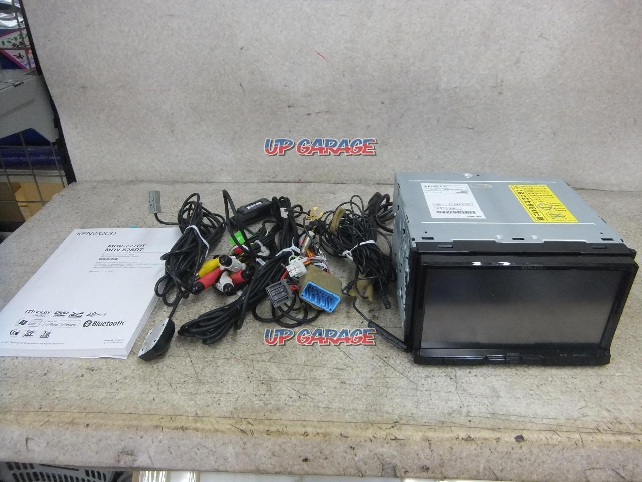 SUZUKI純正オプション KENWOOD製 MDV626DTU ’11年モデル→’15年バージョンアップル ※地デジアンテナ(1本爪折れ有 ...