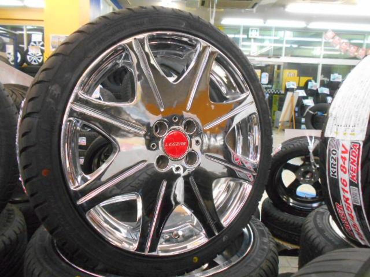 HOT STUFF(ホットスタッフ) Stich(シュティッヒ) LEGZAS D800 (4HOLE) + KENDA KR20 205 ...