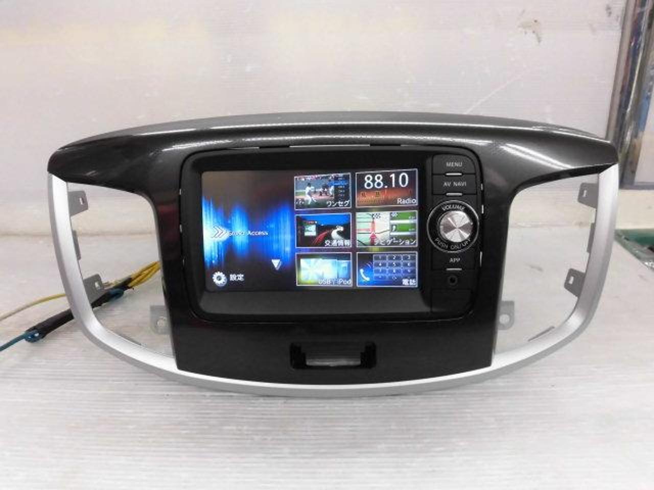 スズキ純正(SUZUKI) QY-1008 スマートフォン連携ナビ + ワゴンR MH34用取り付けパネル | カー用品 カーナビ(地デジ） AV一体メモリーナビ（地デジ）を通販で購入する ...