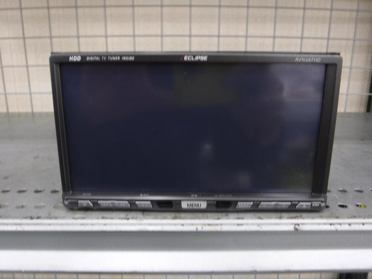 値下げしました ECLIPSE AVN687HD【2007年モデル】 | カー用品 カーナビ(地デジ） HDDナビ(地デジ)を通販で購入する | 中古カー＆バイク用品の販売ならアップガレージ