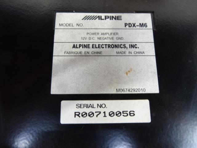 ALPINE PDX-M6★モノラルデジタルパワーアンプ★ | 中古品 | アップガレージ 千葉八千代店 | カー用品 アンプを通販で購入する ...