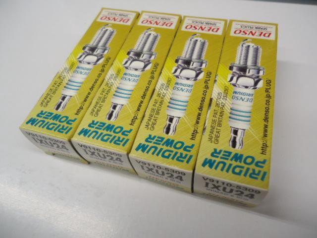 DENSO IRIDIUM ｲﾘｼﾞｳﾑﾌﾟﾗｸﾞ IXU24 4本ｾｯﾄ 未使用 | 新品 | アップガレージ 郡山店 | バイク用品 その ...