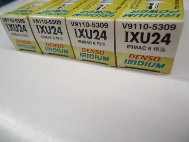 DENSO IRIDIUM ｲﾘｼﾞｳﾑﾌﾟﾗｸﾞ IXU24 4本ｾｯﾄ 未使用 | 新品 | アップガレージ 郡山店 | バイク用品 その ...