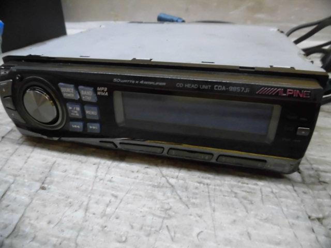 ALPINE CDA-9857Ji (1DIN/CD) | カー用品 ヘッドユニット CDチューナーを通販で購入する | 中古カー＆バイク用品 ...
