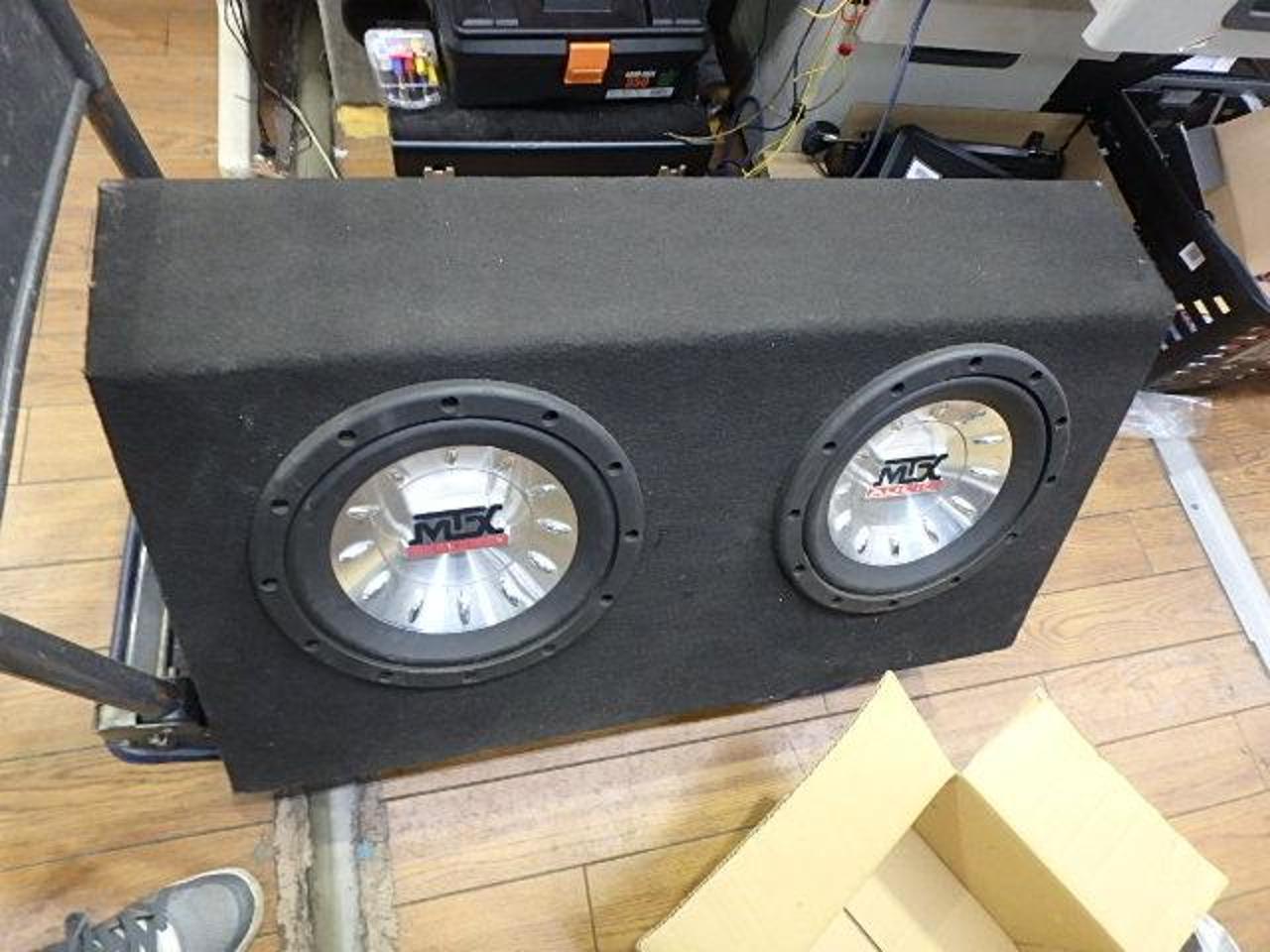 ワケアリ MTX AUDIO 10インチx2BOX付きウーファー | わけあり | アップガレージ 千葉八千代店 | カー用品 スピーカー ...