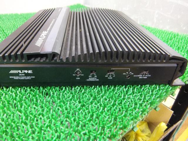 ALPINE 3549★2chパワーアンプ★ | 中古品 | アップガレージ 千葉八千代店 | カー用品 アンプを通販で購入する | 中古カー＆バイク用品の販売ならアップガレージ