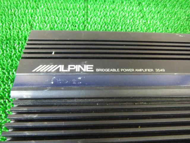 ALPINE 3549★2chパワーアンプ★ | カー用品 アンプを通販で購入する | 中古カー＆バイク用品の販売ならアップガレージ