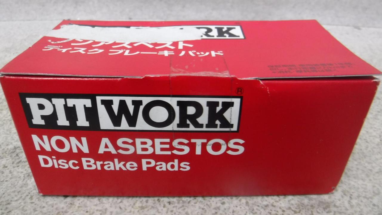キャンペーン特価!PIT WORK ノンアスベストブレーキパッド 【AY040-TY078/04465-52180】 | 新古品 | アップガレージ 美原北インター店 | カー用品 ブレーキ系 ...