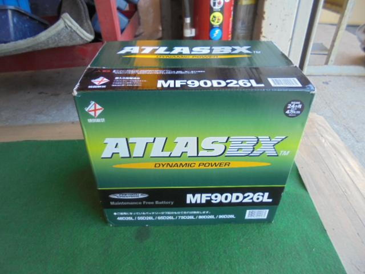 \9990 CALCIUM+ ATLAS BX MF90D26L バッテリー | 新古品 | アップガレージ 豊明・国1店 | カー用品 メンテナンス バッテリーを通販で購入する | 中古カー ...