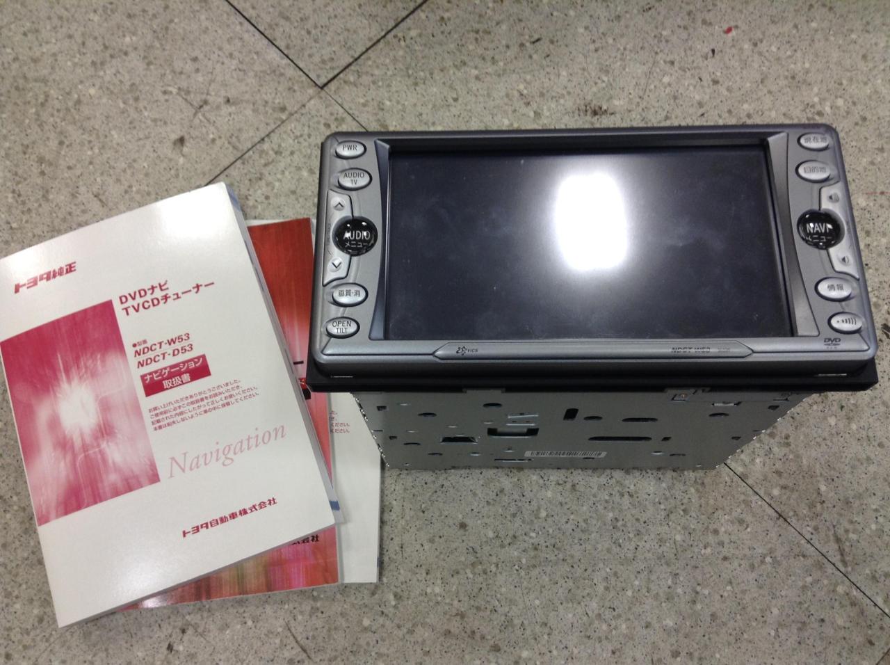 TOYOTA NDCT-W53 | 中古品 | アップガレージ 横浜町田総本店 | カー用品 カーナビ(非地デジ） DVDロムナビ(非地デジ)を通販で購入する | 中古カー＆バイク用品の販売 ...