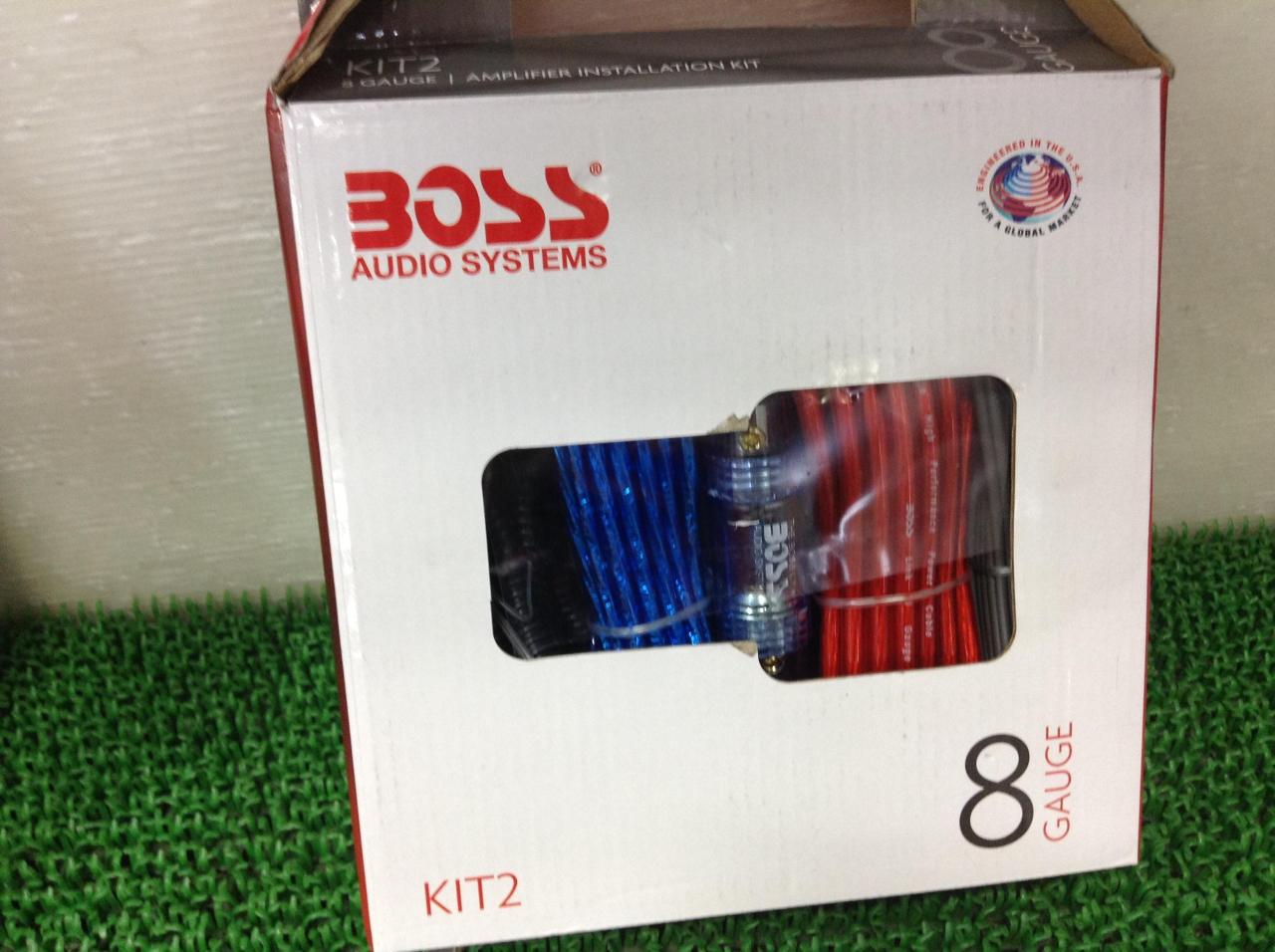 BOSS KIT2 8GAUGE AMPLIFIER INSTLLATION KIT | カー用品 カーAVアクセサリー オーディオカプラー ...