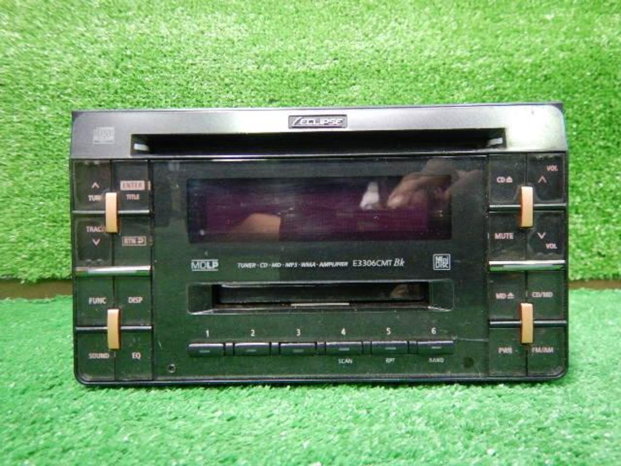 ワケアリ ECLIPSE E3306CMT BK | カー用品 ヘッドユニット MD+CDを通販で購入する | 中古カー＆バイク用品の販売ならアップガレージ