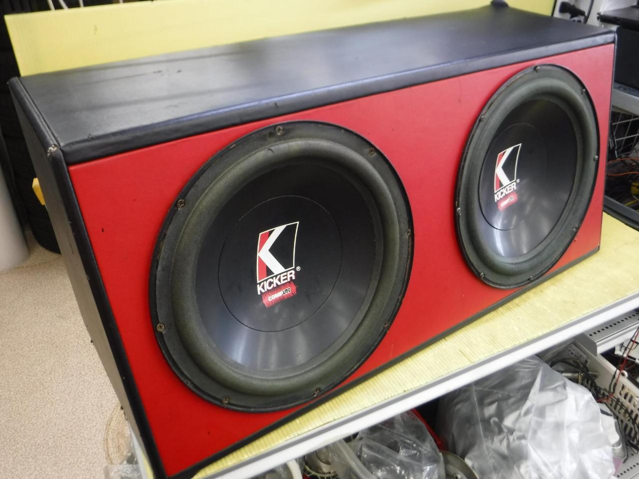 KICKER(キッカー) COMP VR c12d 2発 + BOX付き | カー用品 スピーカー サブウーハースピーカーBOX付を通販で購入 ...