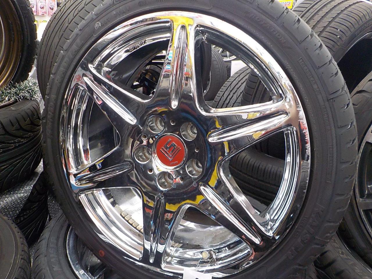 WORK LS 406 MONO + KENDA KR20 | カー用品 タイヤホイールセット 18インチタイヤホイールセットを通販で購入する ...