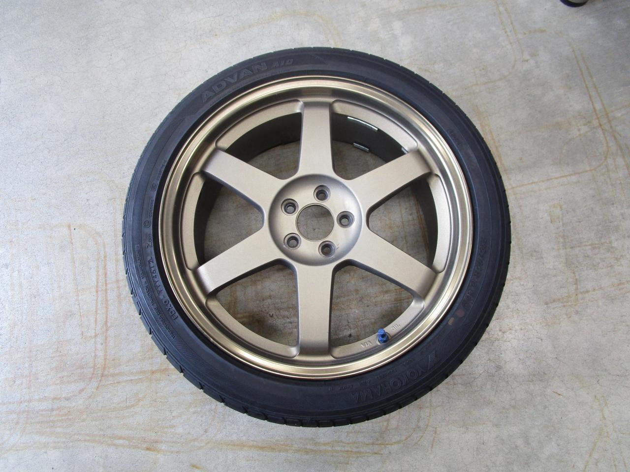 RAYS VOLK Racing TE37 YOKOHAMA ADVAN A10 | カー用品 タイヤホイールセット 18インチタイヤホイール ...