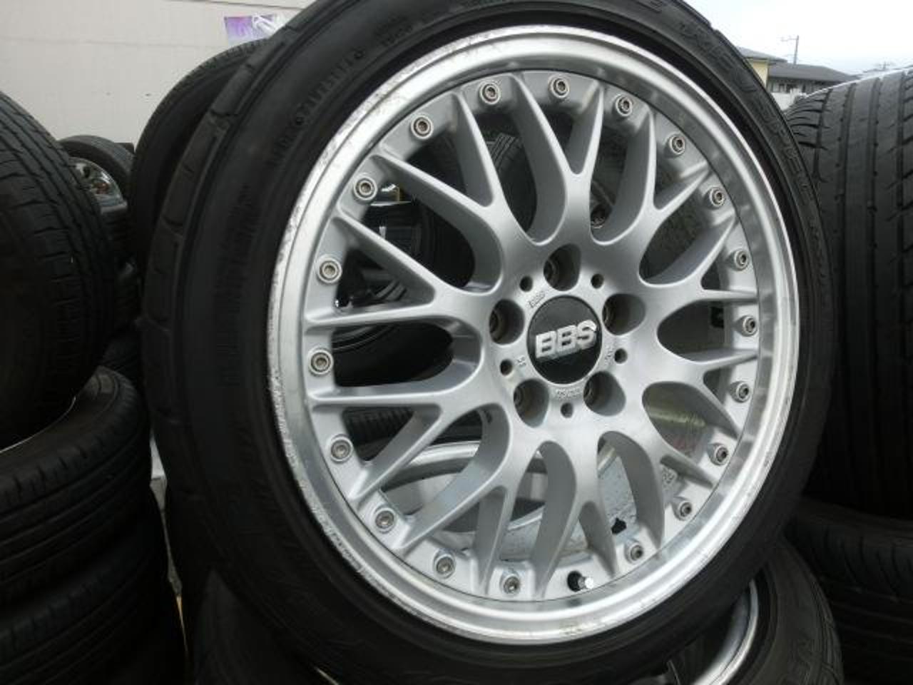 日産純正(NISSAN) BBS(ビービーエス) Y34セドリック・グロリア純正OPホイール + GOODYEAR REVSPEC RS-02 | カー用品 タイヤホイールセット 17インチ ...