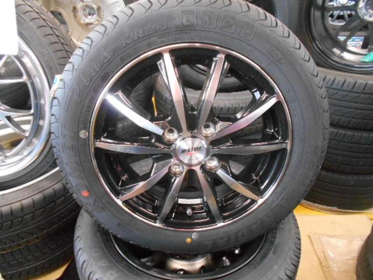 JAPAN SANYO(ジャパン三陽) JP STYLE Wolx + KENDA KR23 | カー用品 タイヤホイールセット 14インチ ...