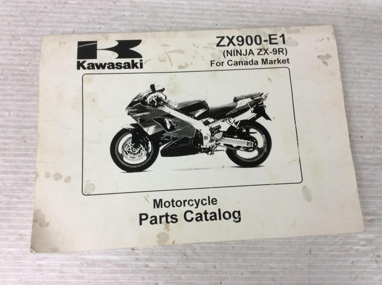 値下げしました! KAWASAKI ZX900-E1 ZX-9R カナダ仕様 パーツカタログ | 中古品 | アップガレージ 石川小松店 ...