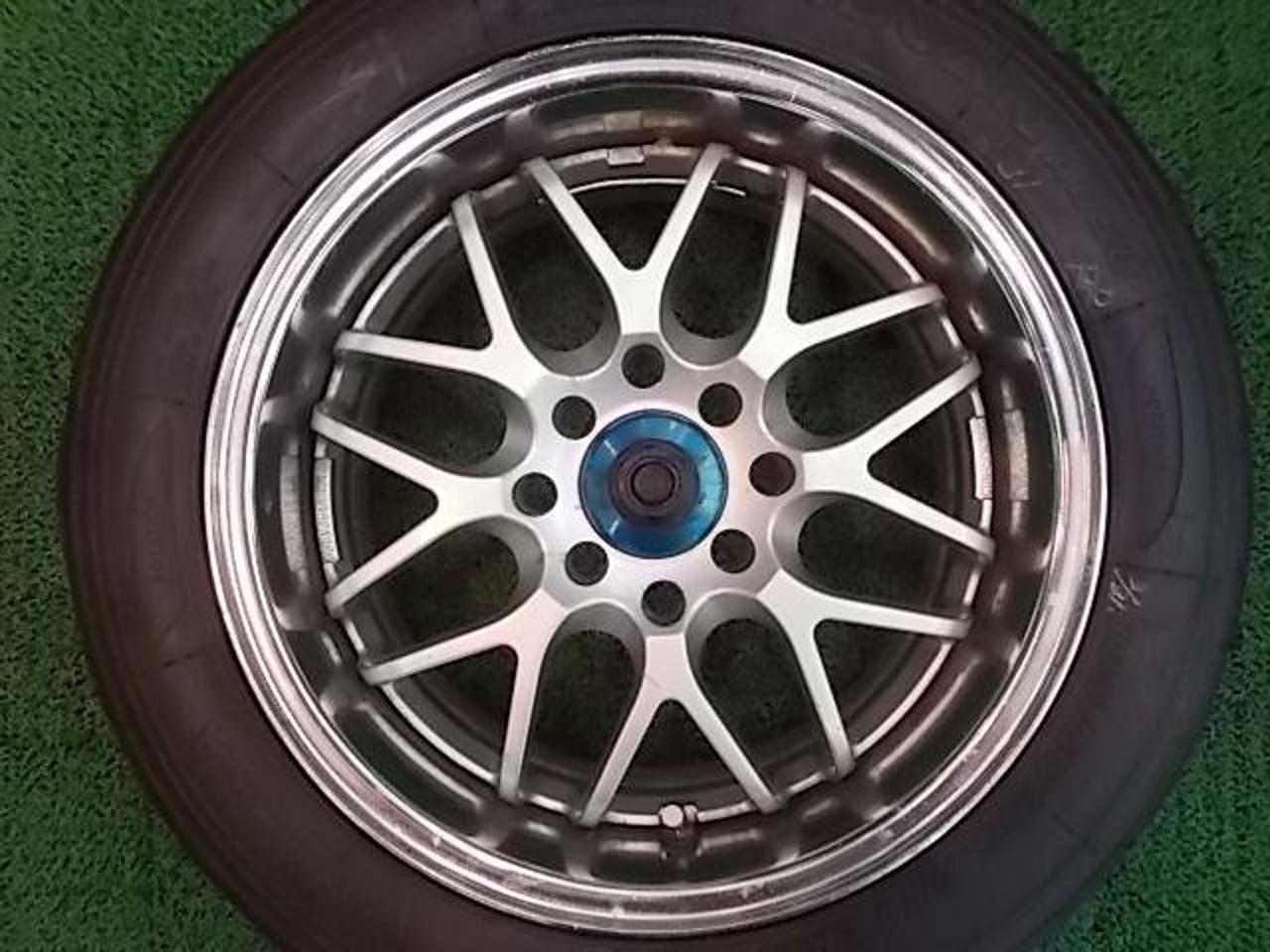 CRIMSON(クリムソン) RACING SPARCO(レーシング スパルコ) メッシュホイール + YOKOHAMA ADVAN A ...