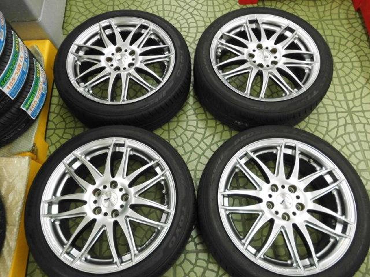 WORK SPORBO DURATA + TOYO PROXES T1 SPORTS | カー用品 タイヤホイールセット 18インチタイヤ ...