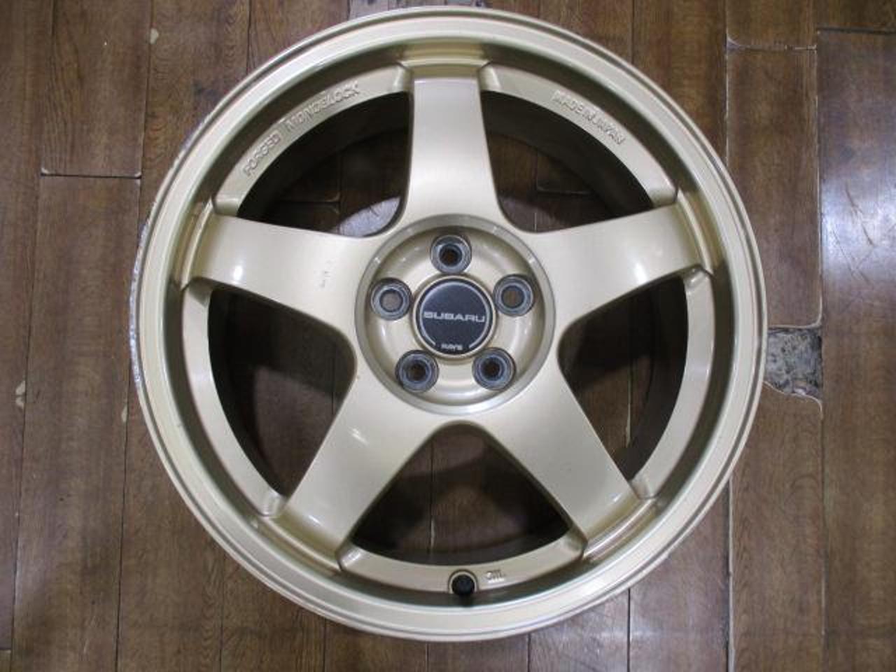 SUBARU(スバル) OP RAYS製 RE B20 STi 純正 | カー用品 アルミホイール 17インチホイールを通販で購入する ...