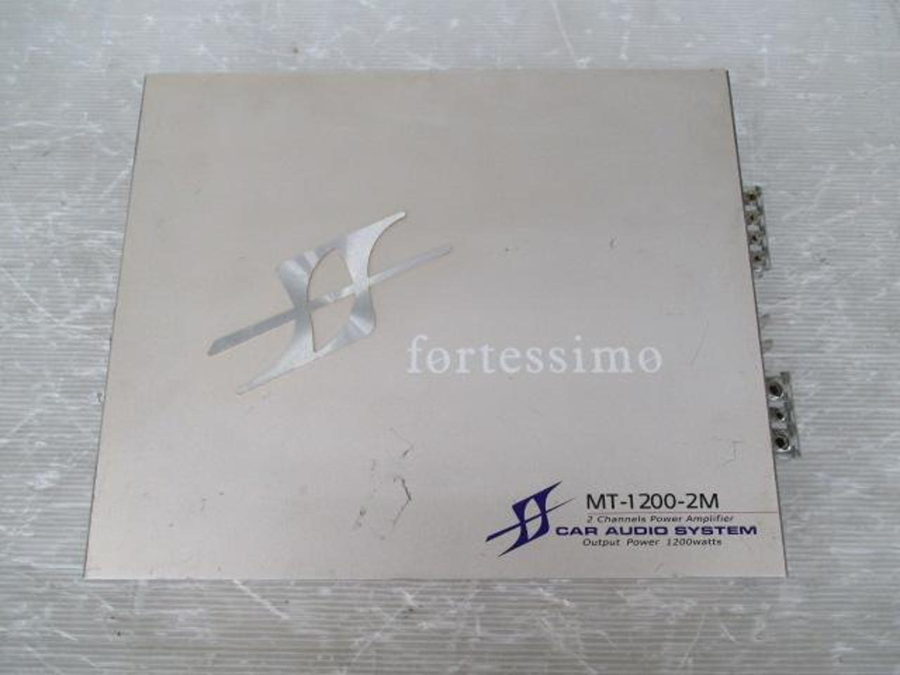 ☆値下げしました! Fortessimo MT-1200-2M | カー用品 アンプを通販で購入する | 中古カー＆バイク用品の販売ならアップガレージ