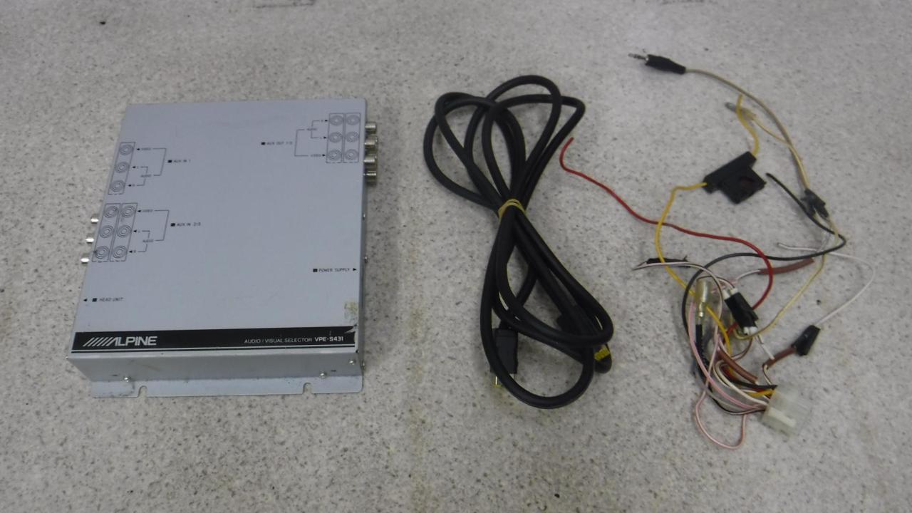 値下げしました ALPINE(アルパイン) VPE-S431 | カー用品 カーAVアクセサリー その他カーAVアクセサリーを通販で購入する | 中古カー＆バイク用品の販売ならアップガレージ