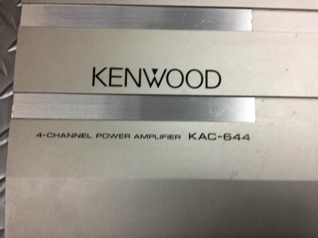 KENWOOD KAC-644 パワーアンプ 4ch/2ch | カー用品 アンプを通販で購入する | 中古カー＆バイク用品の販売ならアップガレージ