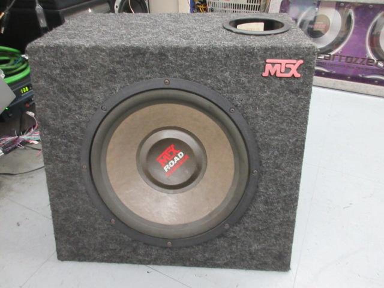 ☆値下げしました☆ MTX BOXウーファー | カー用品 スピーカー サブウーハースピーカーBOX付を通販で購入する | 中古カー＆バイク用 ...