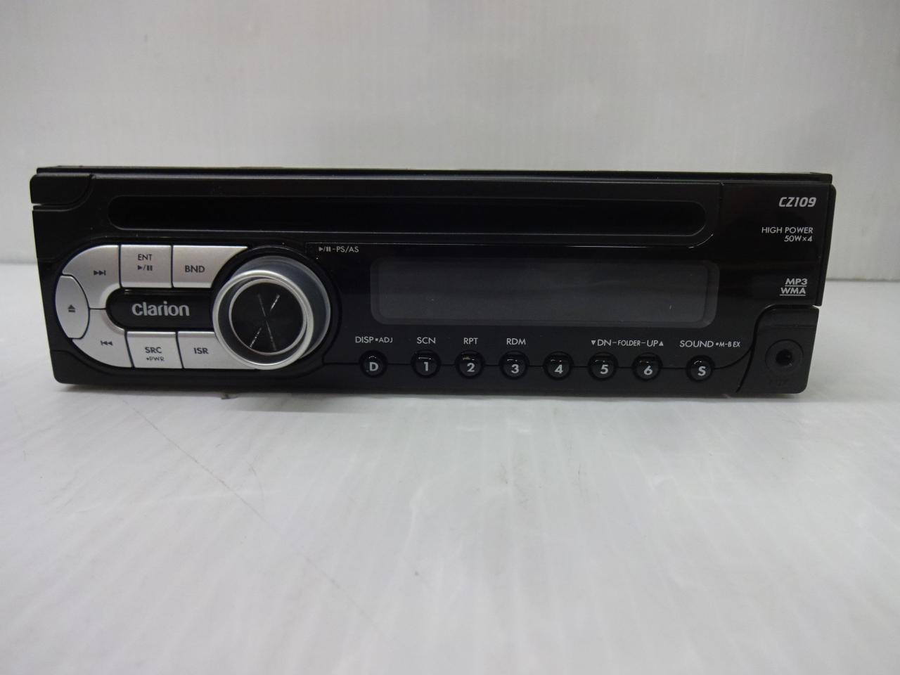 Clarion CZ109 【☆フロントAUX対応♪イロイロな音楽器機と接続ラクラク♪☆】 | 中古品 | アップガレージ 広島五日市店 ...