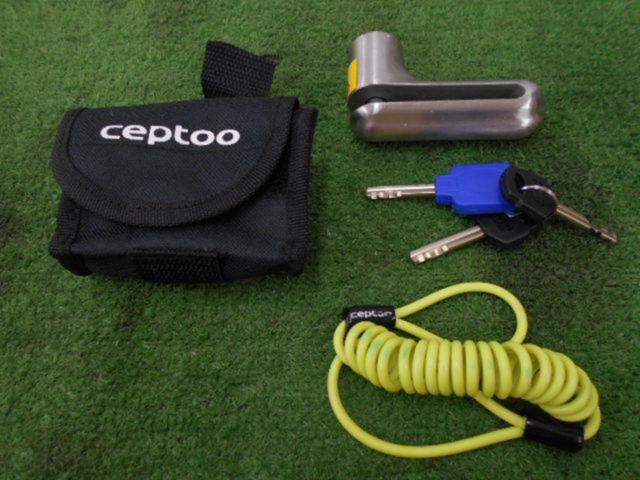 Ceptoo(セプトゥー) ディスクロック 【汎用】 | 中古品 | アップガレージ 東村山店 | バイク用品 電装品 その他電装品(二輪)を通販で購入する | 中古カー＆バイク用品の販売なら ...