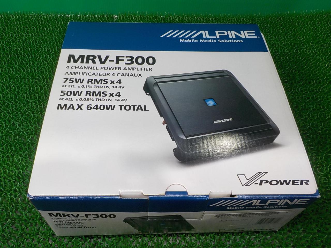 ALPINE MRV-F300★4chパワーアンプ★ | カー用品 アンプを通販で購入する | 中古カー＆バイク用品の販売ならアップガレージ
