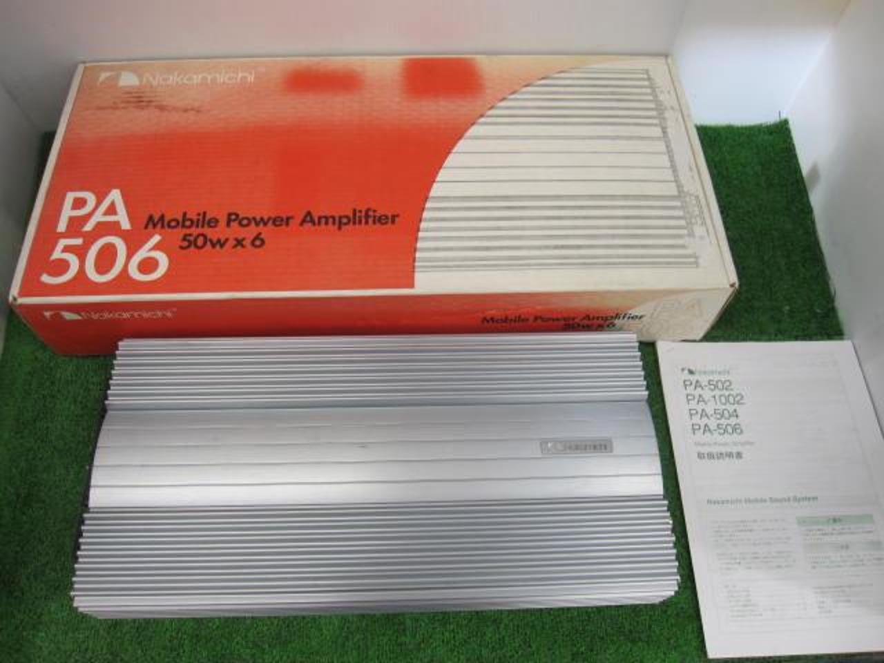 Nakamichi(ナカミチ) PA-506 6chアンプ | カー用品 アンプを通販で購入する | 中古カー＆バイク用品の販売ならアップガレージ