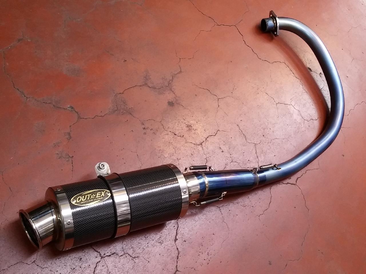 OUTEX(アウテックス) OUTEX.R-TBSCフルエキゾーストチタンマフラー 【FTR223】 | バイク用品 マフラー フル ...