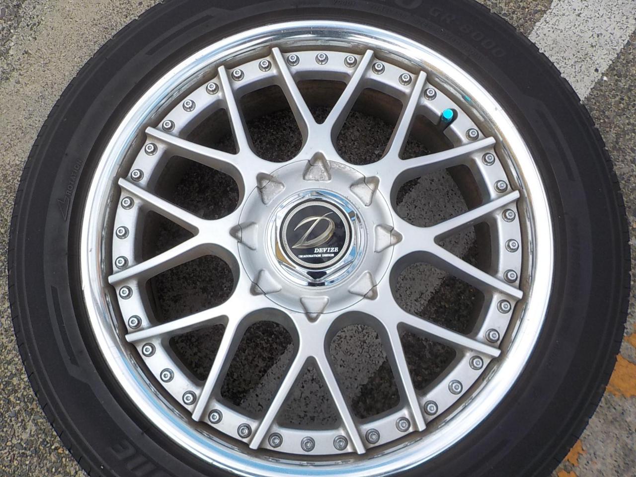 DEVIZE メッシュホイール | カー用品 アルミホイール 17インチホイールを通販で購入する | 中古カー＆バイク用品の販売ならアップガレージ