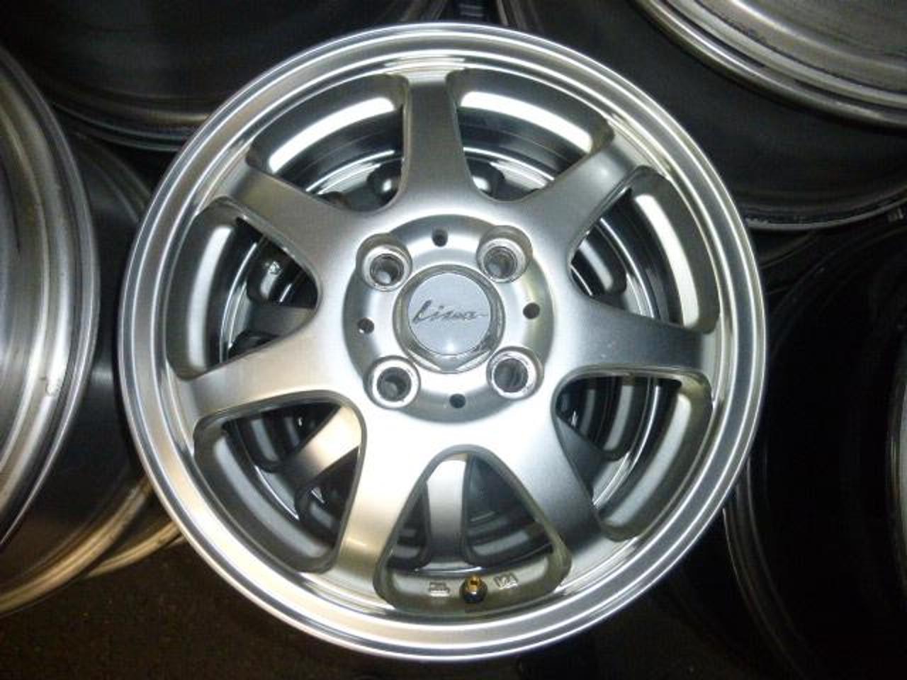 AUTOBACS SEVEN LIZEA 14インチアルミ4本セット Q11250 | 中古品 | アップガレージ 郡山店 | カー用品 ...