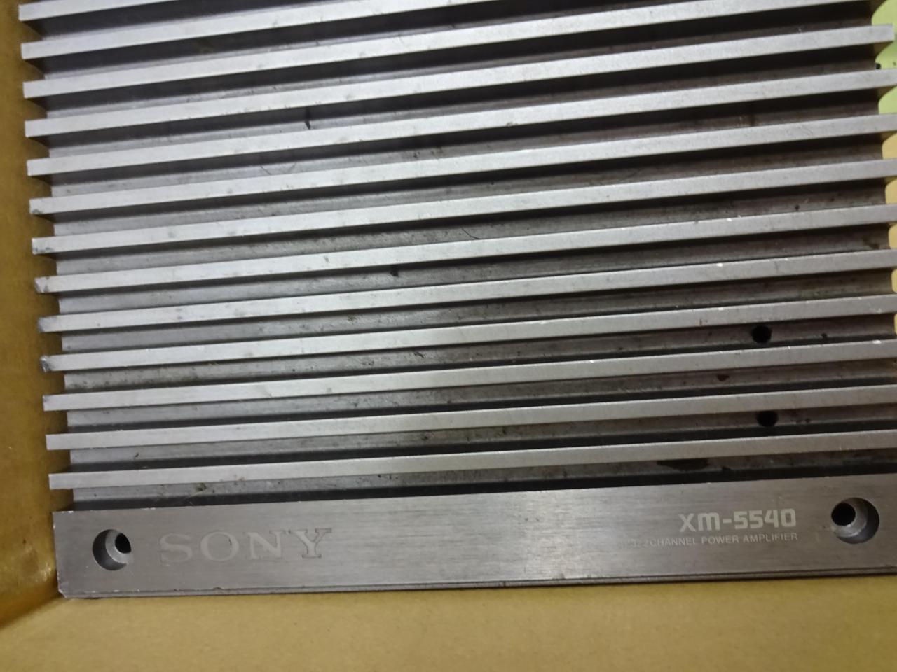 SONY XM-5540 | カー用品 アンプを通販で購入する | 中古カー＆バイク用品の販売ならアップガレージ