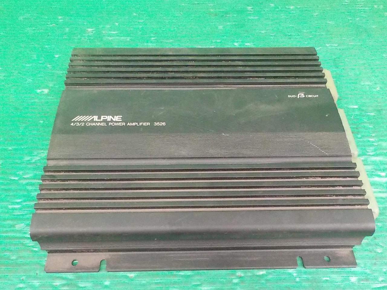 ALPINE 3526 | 中古品 | アップガレージ ホイールズ相模原陽光台店 | カー用品 アンプを通販で購入する | 中古カー＆バイク用 ...