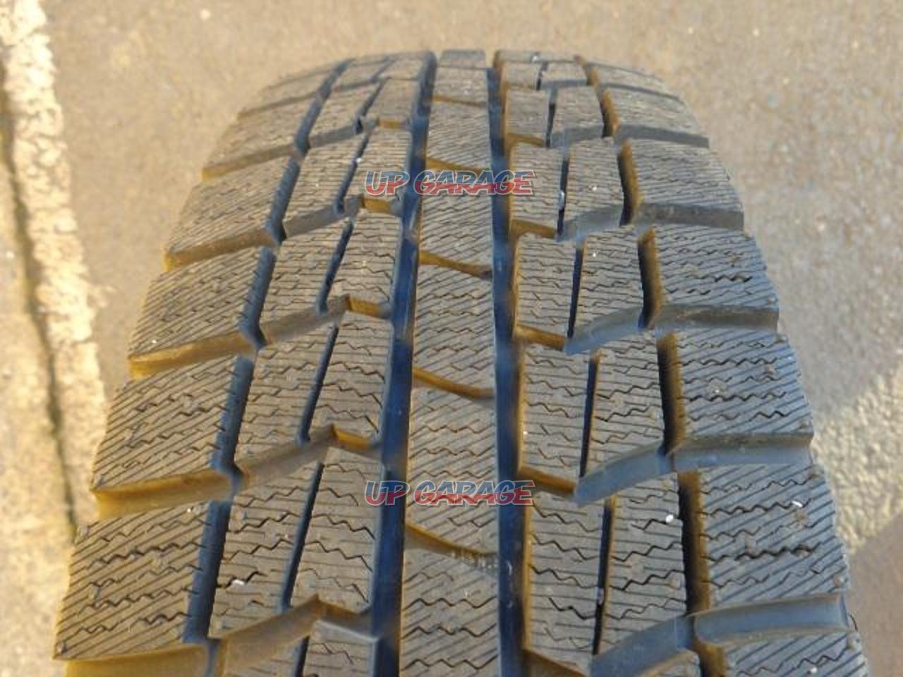 【溝タップリ】autobacs Northtrek N3 Nissan Y11ウイングロード純正スチールホイール カー用品 スタッドレスタイヤホイールセット 14インチ 