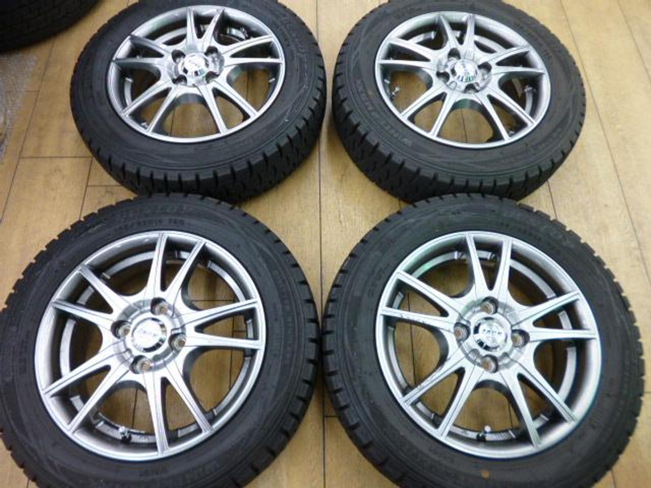 MONZA ZACK(モンツァ ザック) JP115 + DUNLOP(ﾀﾞﾝﾛｯﾌﾟ)WINTERMAXX WM01(2015年製) | カー用品 スタッドレスタイヤホイールセット 14 ...