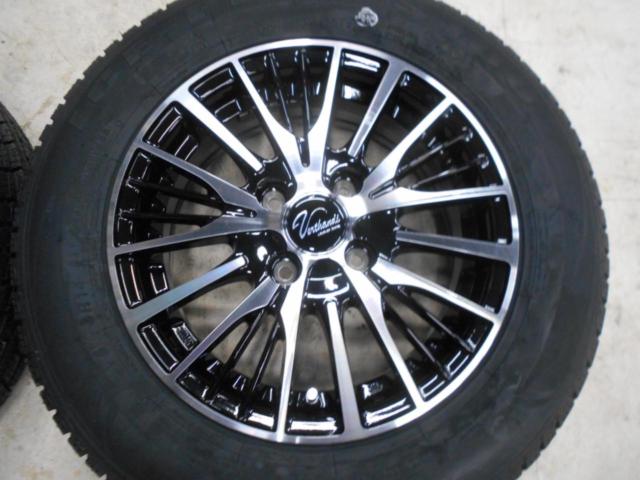 【未使用スタッドレスタイヤホイールセット!!】Verthandi YH-S25 アルミホイール+ZEETEX ICE-PLUS S100 ...