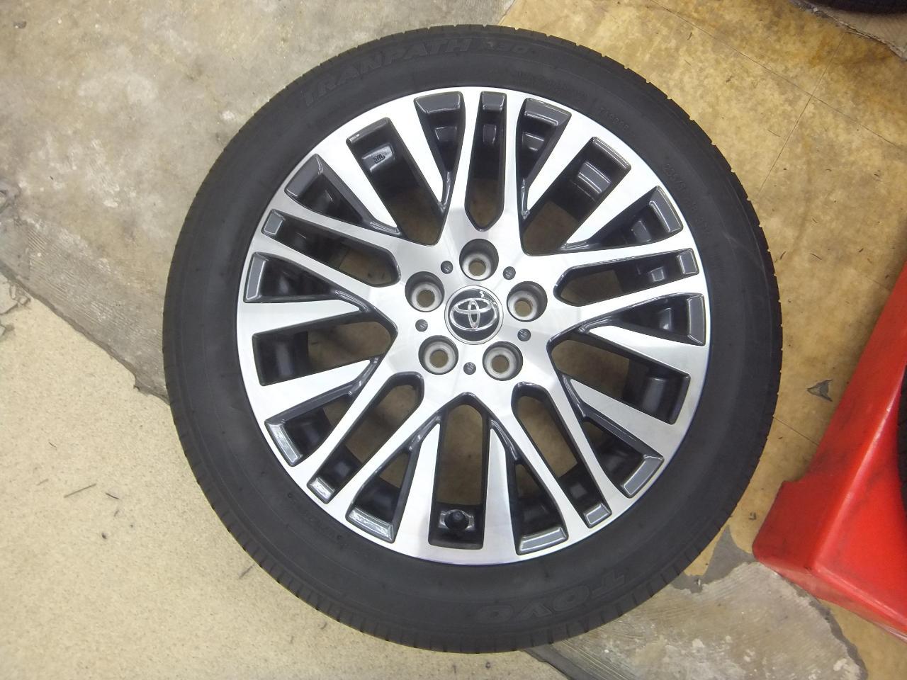 ⑥トヨタ純正(TOYOTA) TOYOTA 30系アルファード、ヴェルファイア純正 切削光輝 + TOYO R30 | カー用品 タイヤ ...