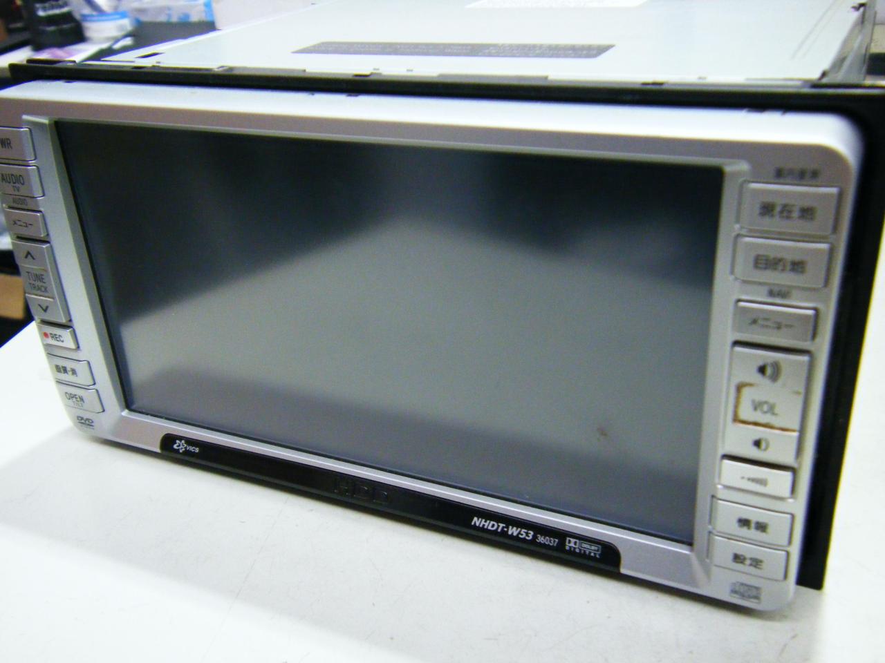 【ワケアリ】 TOYOTA(トヨタ) NHDT-W53 ☆2003年モデル☆ | カー用品 カーナビ(非地デジ） HDDナビ(非地デジ)を通販で購入する | 中古カー＆バイク用品の販売なら ...