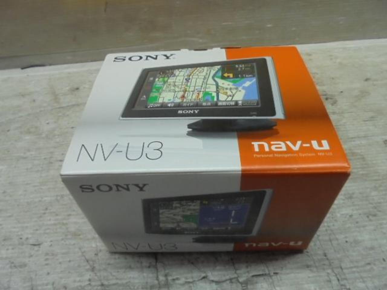 SONY nav-u NV-U3 3.5インチポータブルナビ | カー用品 カーナビ(非地デジ） ポータブルメモリーナビ（非地デジ)を通販で購入する | 中古カー＆バイク用品の販売ならアップガレージ