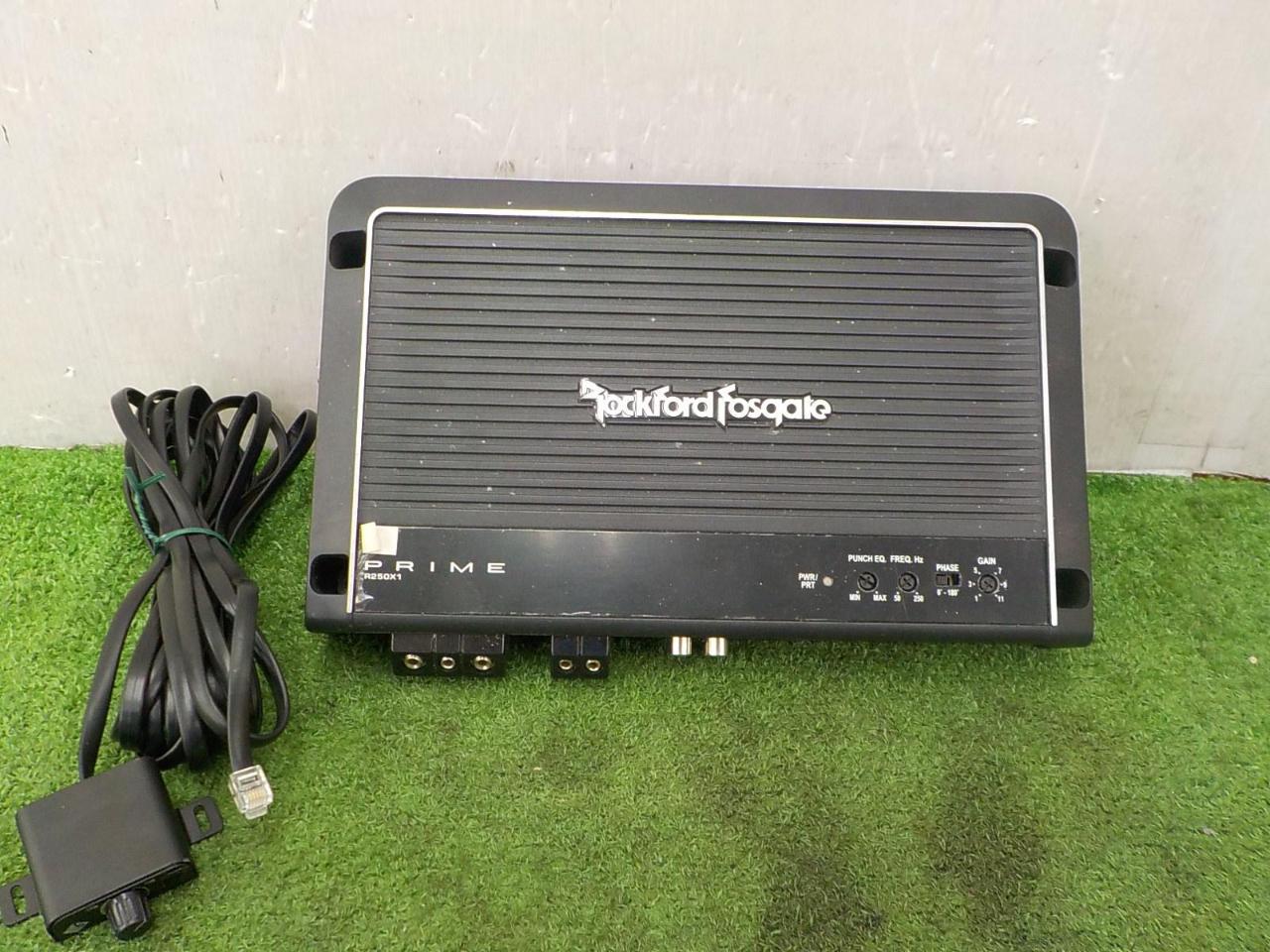 Rockford PRIME Series R250×1 【カーオーディオ入門者向け「手軽に”Rockford Sound”を楽しんでもらう ...