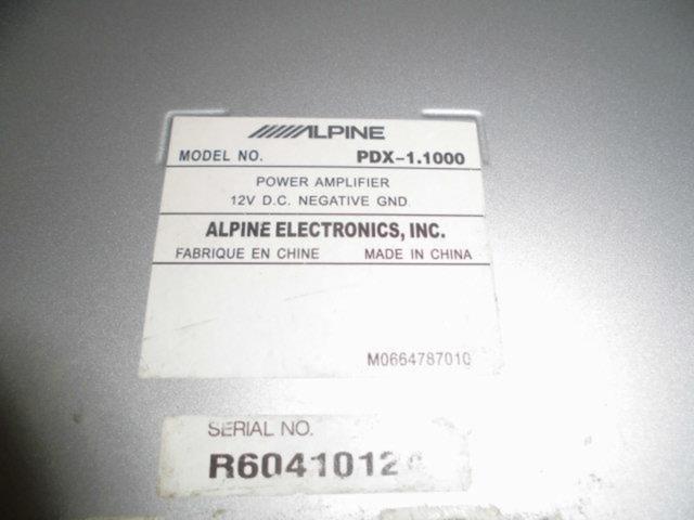 ALPINE(アルパイン) PDX-1.1000 | 中古品 | アップガレージ 沼津店 | カー用品 アンプを通販で購入する | 中古カー ...