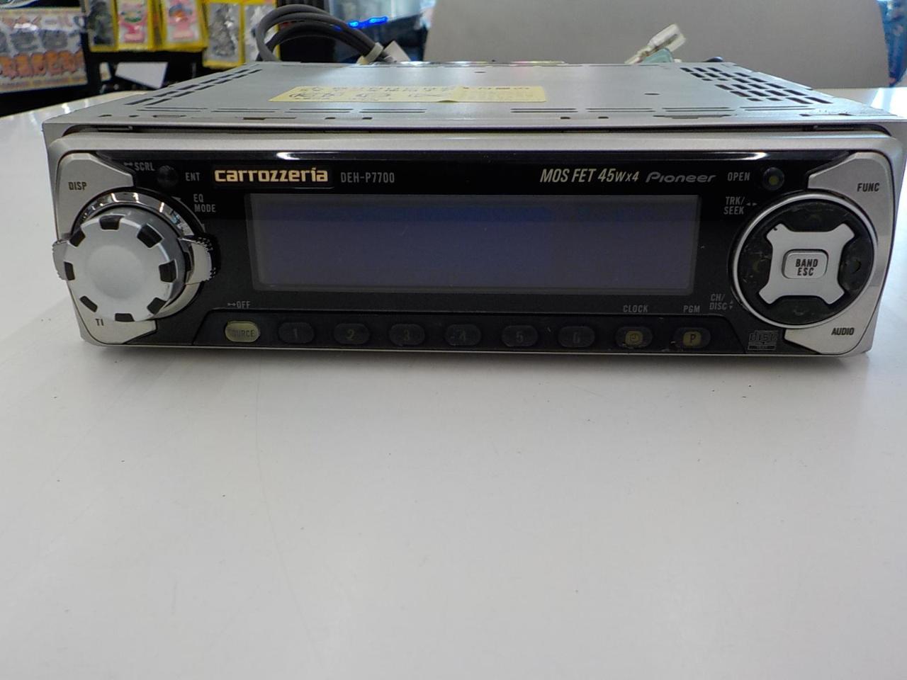 carrozzeria DEH-P7700 CD/CD-R対応/6パターンEQ/RCA音声出力/IP-BUS入力搭載 | カー用品 ヘッドユニット CDチューナーを通販で購入する | 中古カー ...