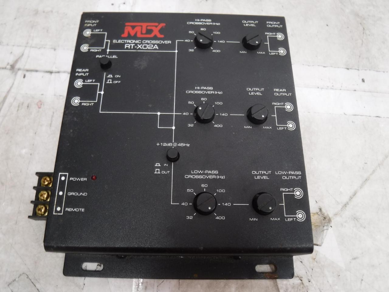 MTX RT-X02A | カー用品 アンプ その他アンプを通販で購入する | 中古カー＆バイク用品の販売ならアップガレージ